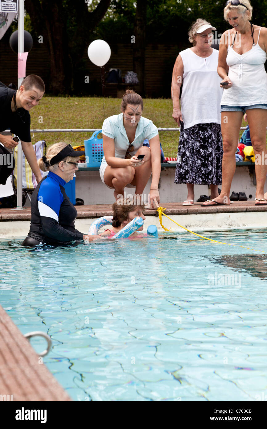 Acquired brain injury patients with disabilities participate in an ...