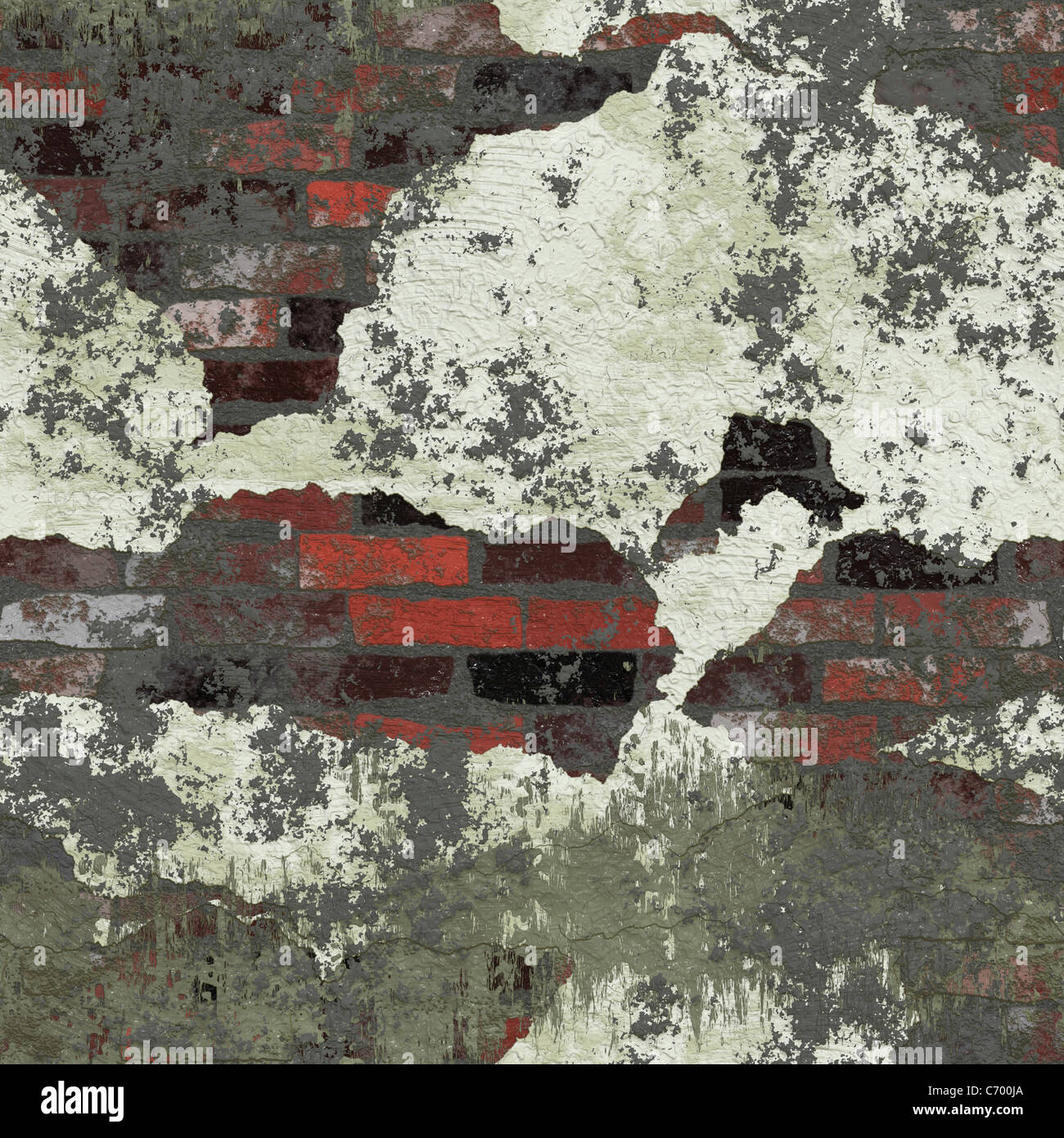 Grungy brick wall texture that tiles seamlessly as a pattern Stock ...