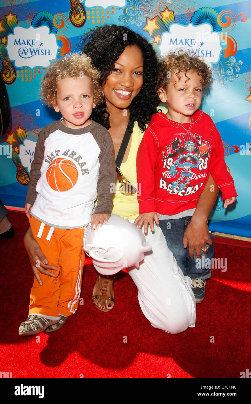 Garcelle Beauvais-Nilon and twin sons Jax (right) and Jaid Joseph (left ...