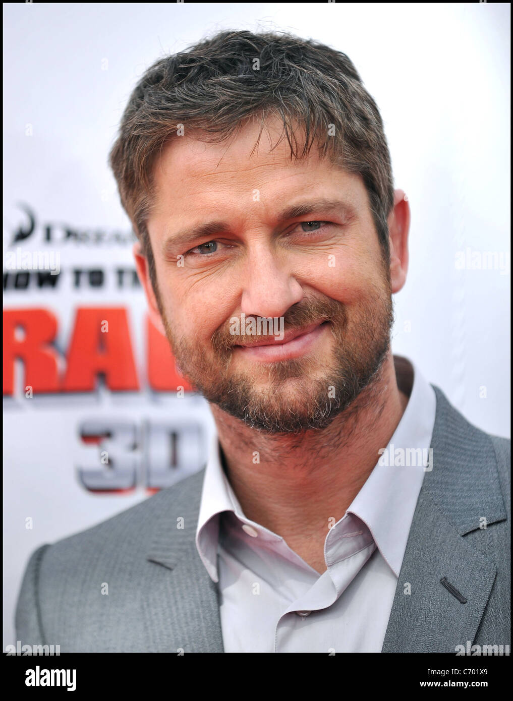 Gerard Butler Los Angeles Premiere of 'How To Train Your Dragon' held ...