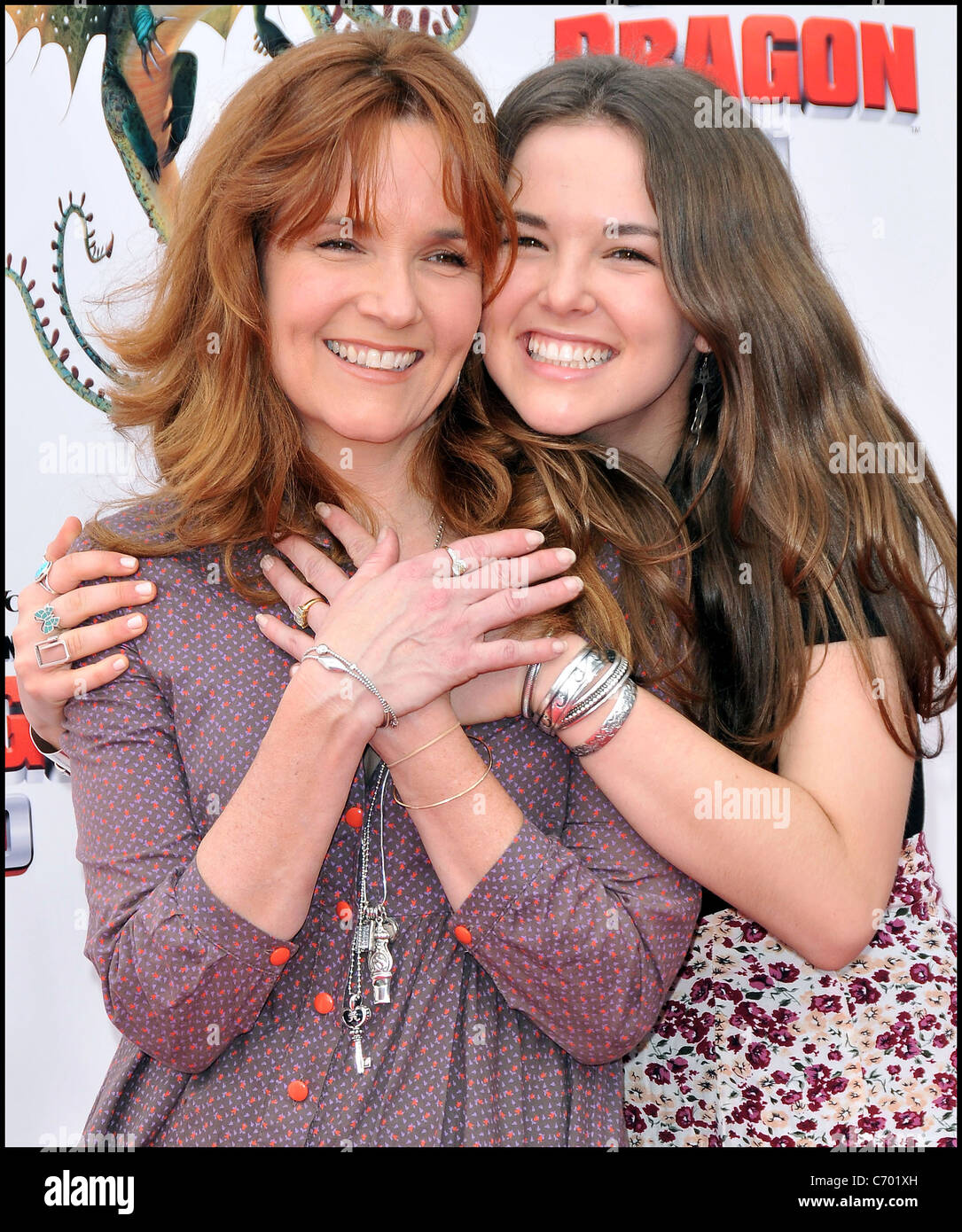 Lea Thompson and her daughter Zoe Los Angeles Premiere of 'How To Train ...