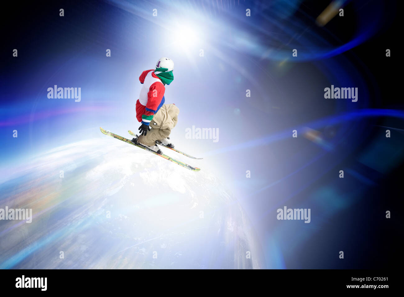 Flying through space hi-res stock photography and images - Alamy