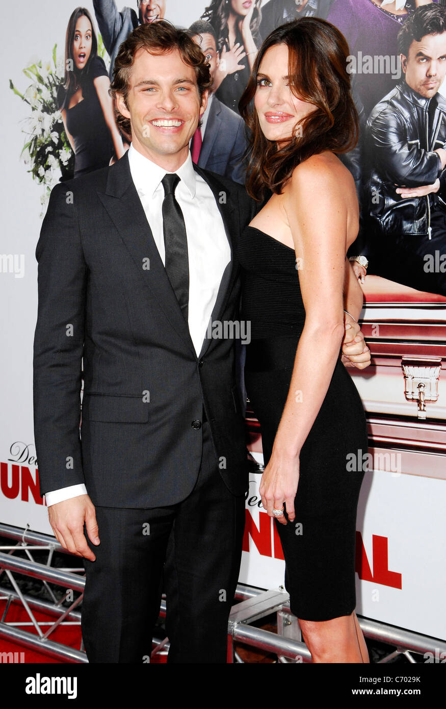 James Marsden and Lisa Linde World Premiere of 'Death At A Funeral ...
