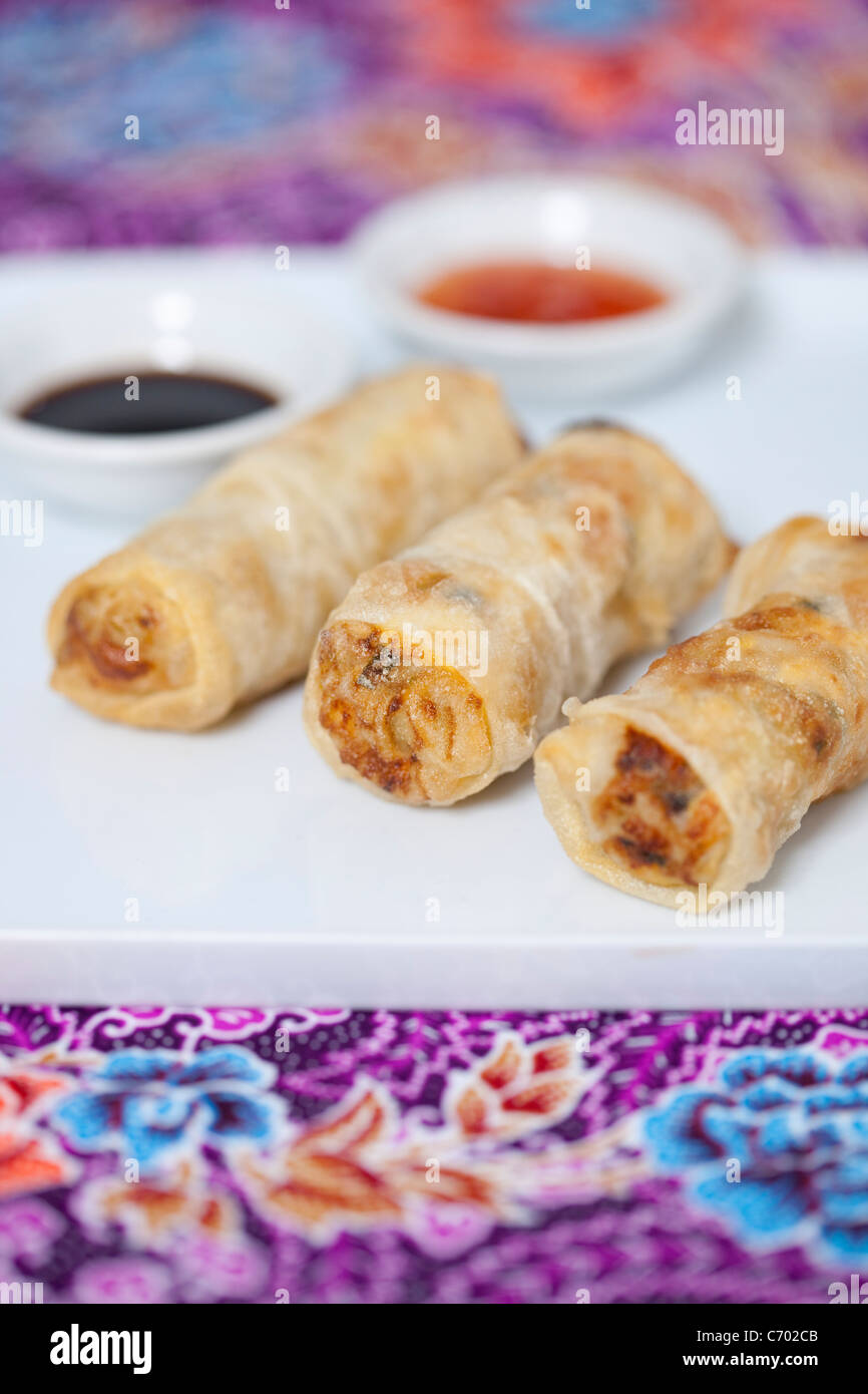Thai spring rolls sauce hi-res stock photography and images - Alamy