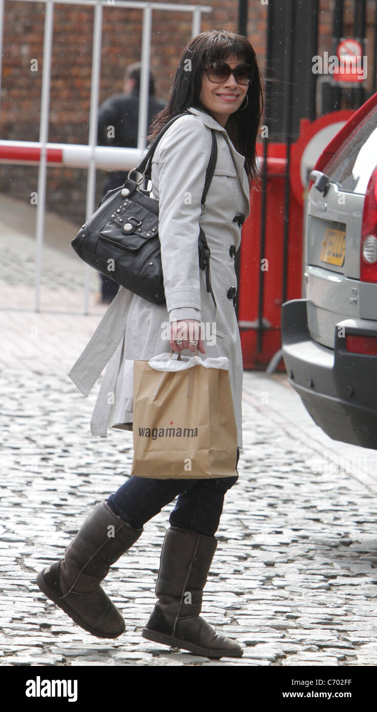 Alison King The cast of 'Coronation Street' arrive at the Granada ...