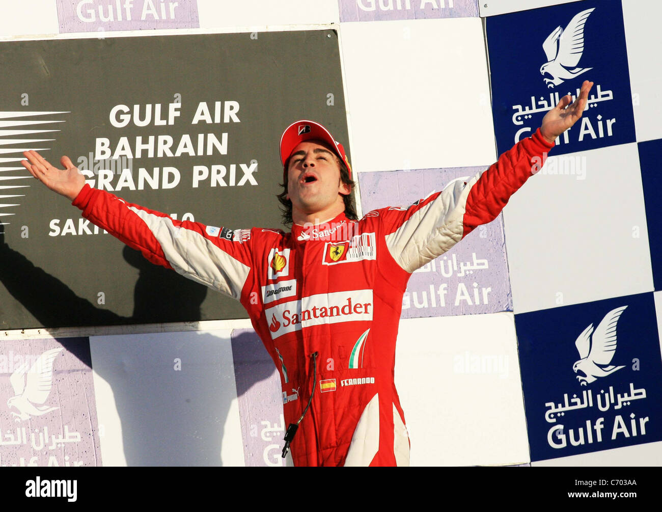 Fernando Alonso Ferrari F1 Formula One - Bahrain Grand Prix 2010 ...