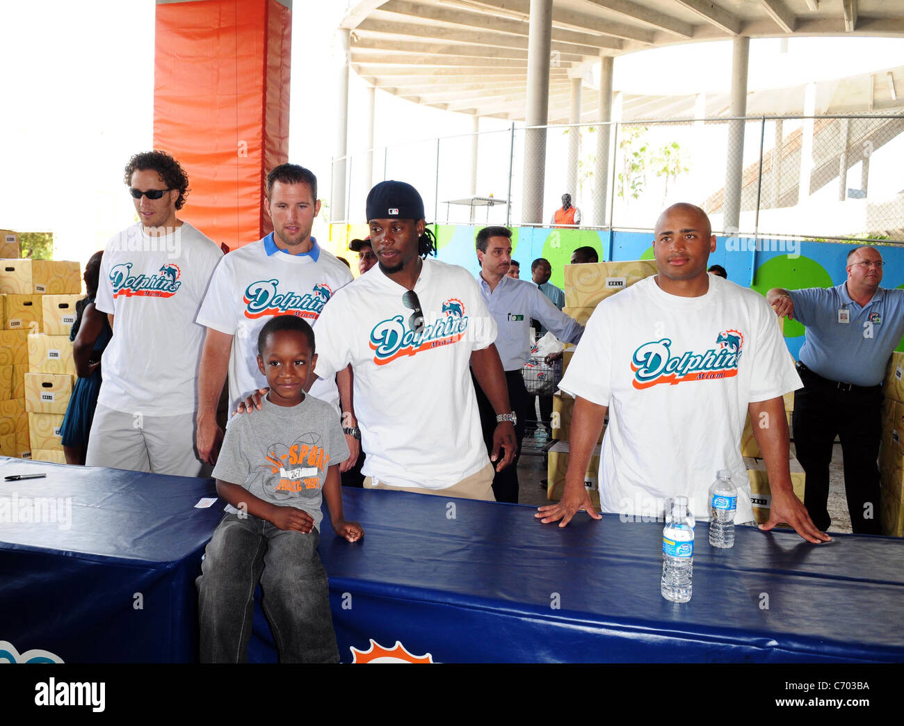 John Denney, Tyler Thigpen, Davone Bess and Patrick Cobbs Miami ...