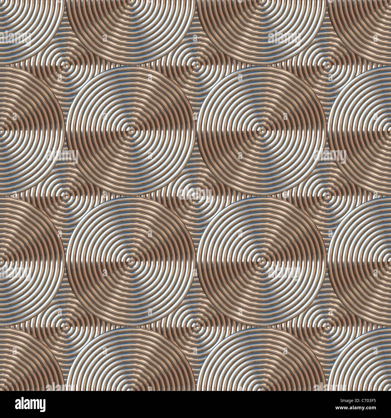 Metal texture with a circular texture that tiles seamlessly as a ...