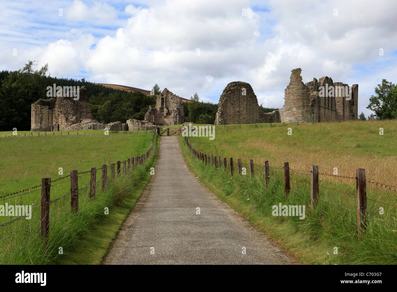 Thirteenth century [Kildrummy Castle], Aberdeenshire, Scotland Stock ...
