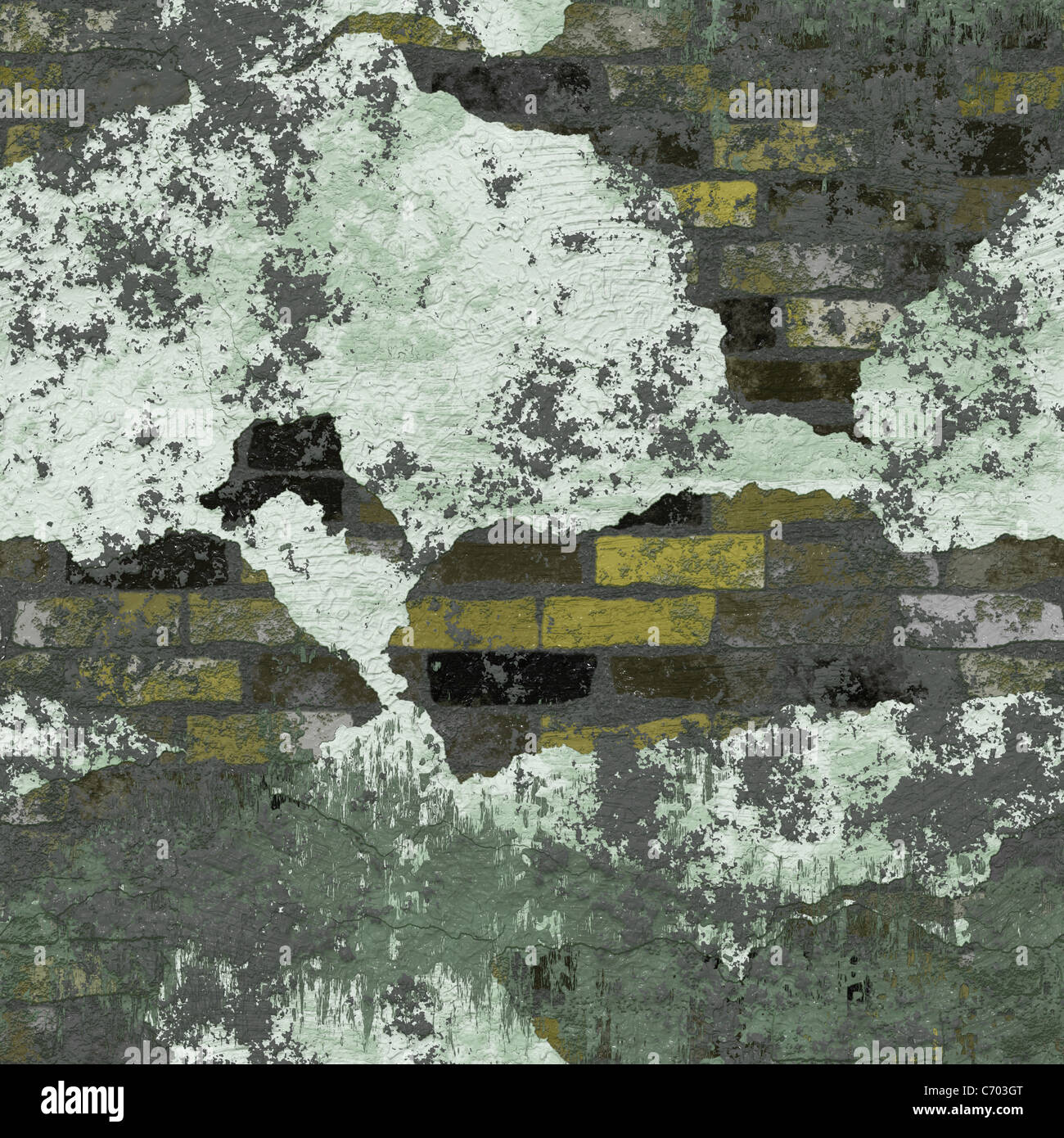 Grungy brick wall texture that tiles seamlessly as a pattern Stock ...