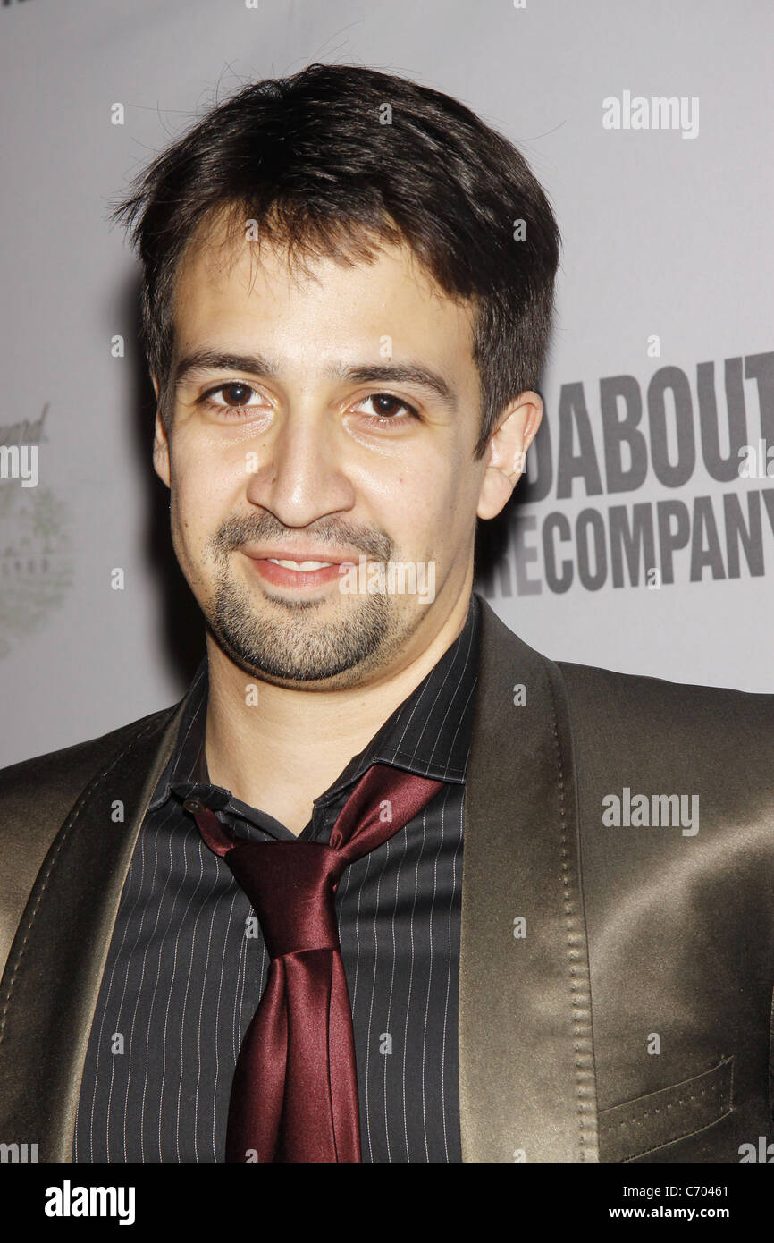 Lin-Manuel Miranda attending 'Sondheim 80' at The Roundabout Theatre ...
