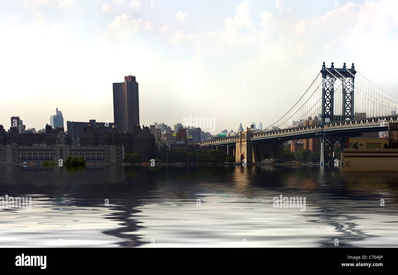 Manhattan bridge construction hi-res stock photography and images - Alamy