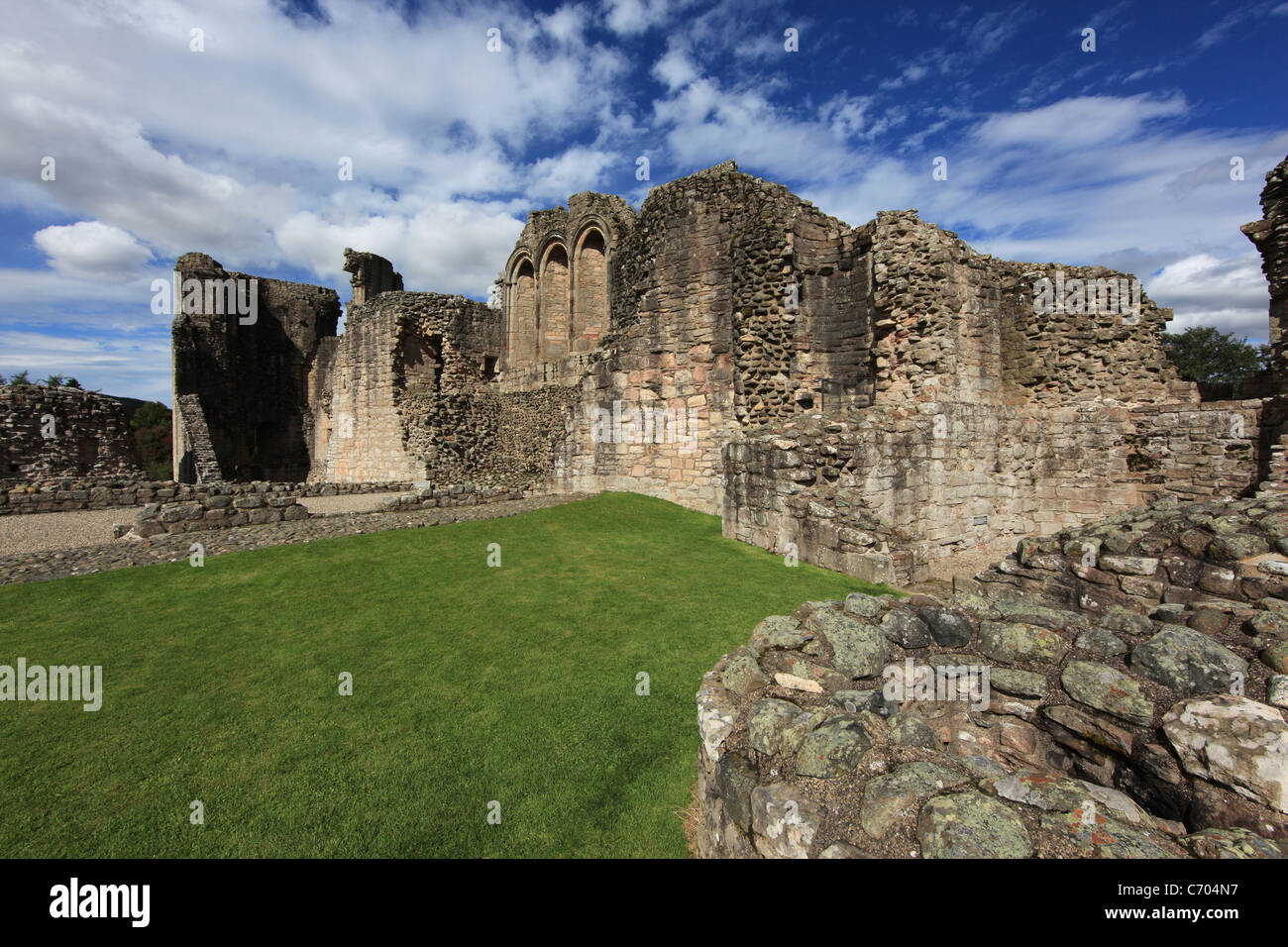 [Kildrummy Castle] from its bakehouse, Aberdeenshire, Scotland Stock ...