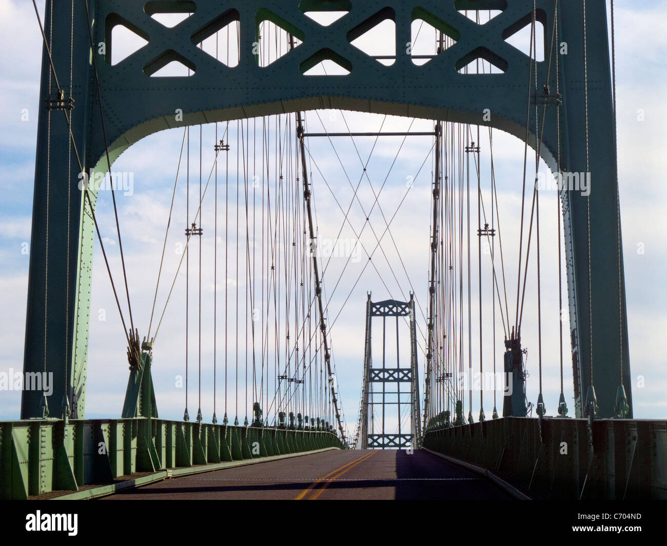 Deer Isle bridge in Maine Stock Photo - Alamy