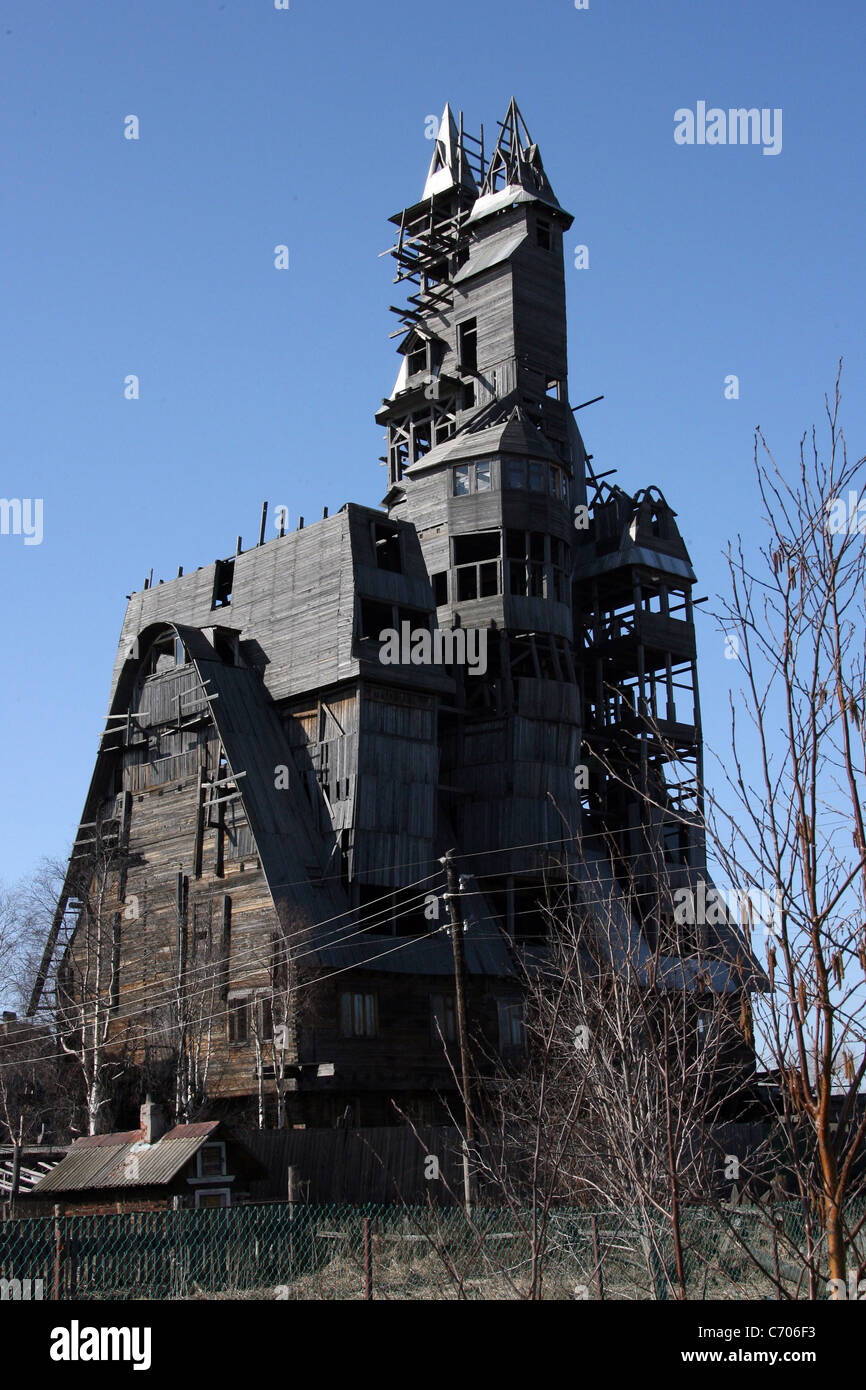 First wooden skyscraper? This wooden skyscraper was homemade by ...