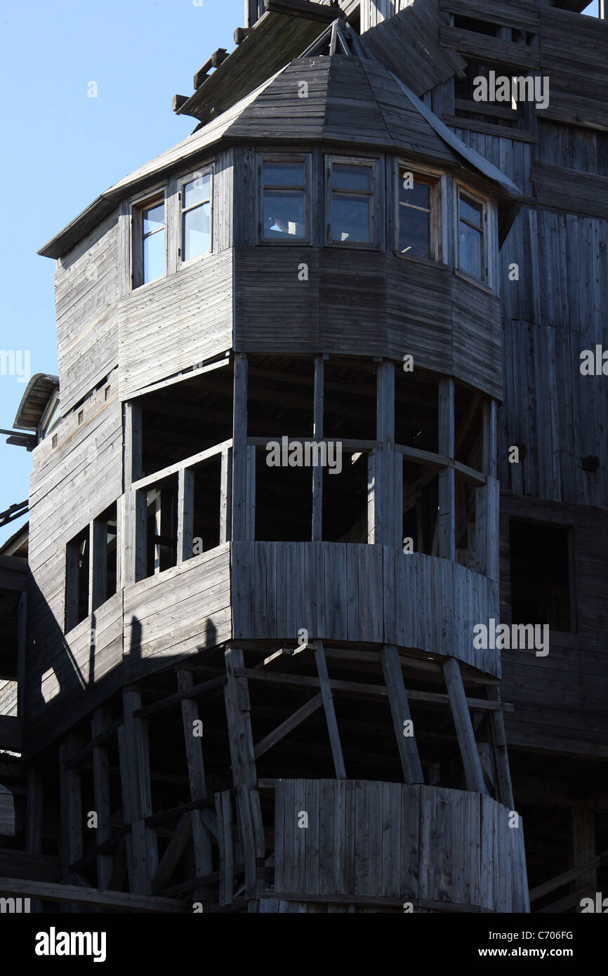 First wooden skyscraper? This wooden skyscraper was homemade by ...