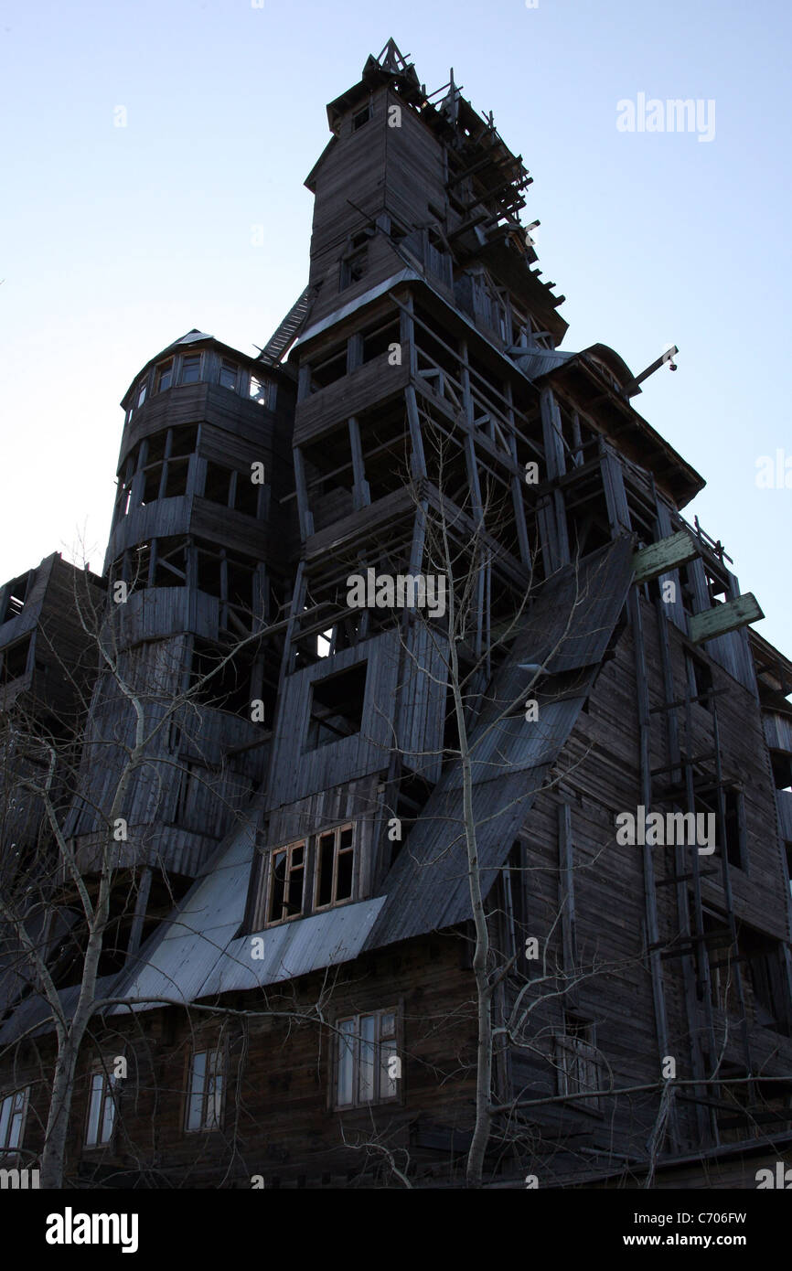 First wooden skyscraper? This wooden skyscraper was homemade by ...