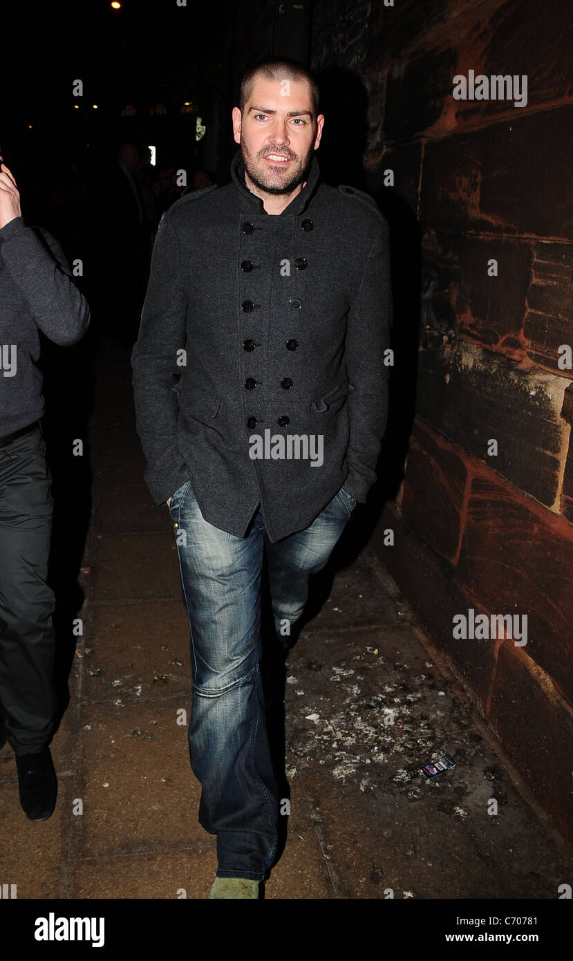 Shayne Lynch Celebrities leave the MEN Arena to attend David Haye's ...