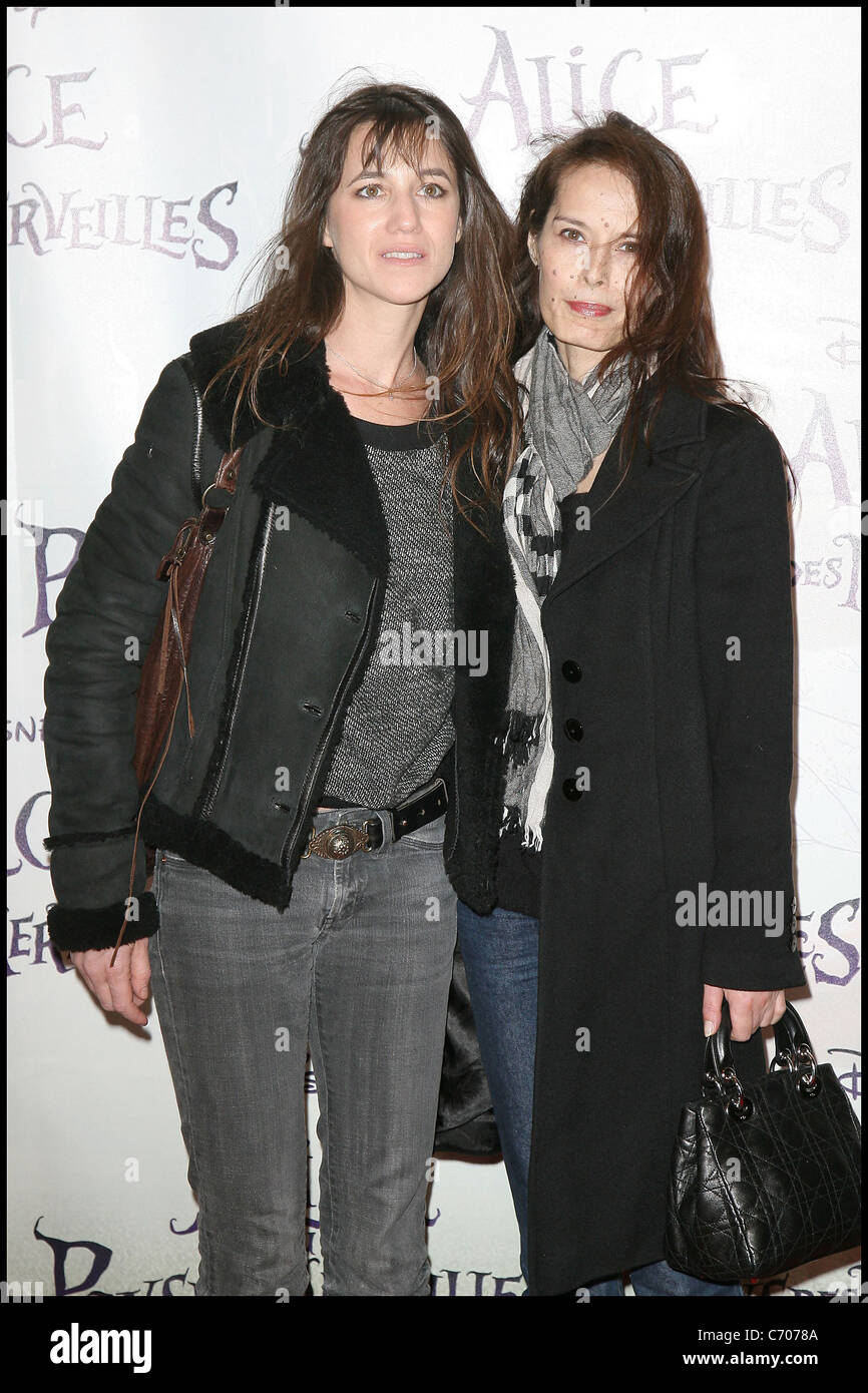 Charlotte Gainsbourg and Bambou (right) 'Alice in Wonderland' French ...