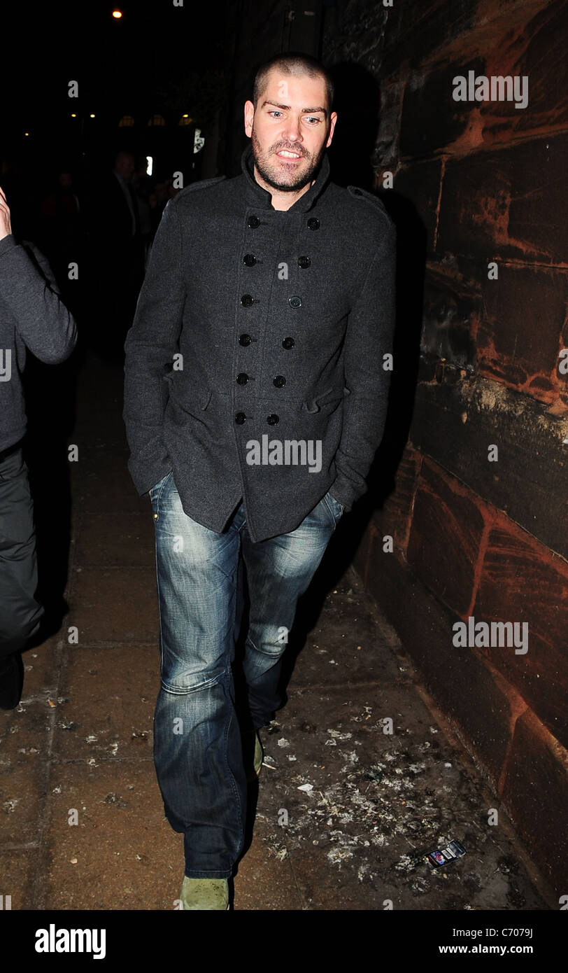 Shayne Lynch Celebrities leave the MEN Arena to attend David Haye's ...