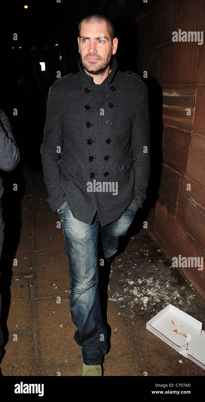 Shayne Lynch Celebrities leave the MEN Arena to attend David Haye's ...