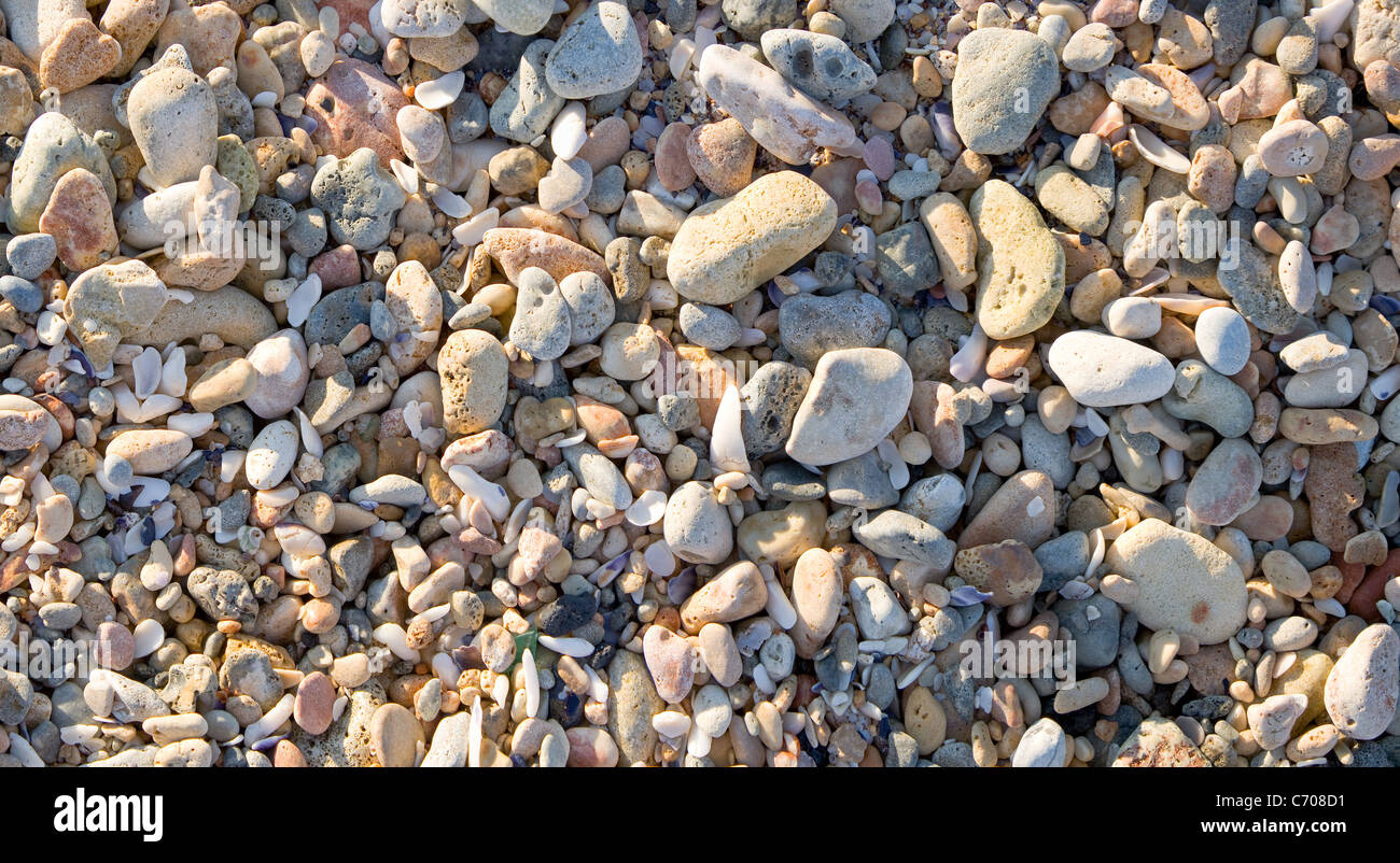 Panorama pebble beach on hi-res stock photography and images - Alamy