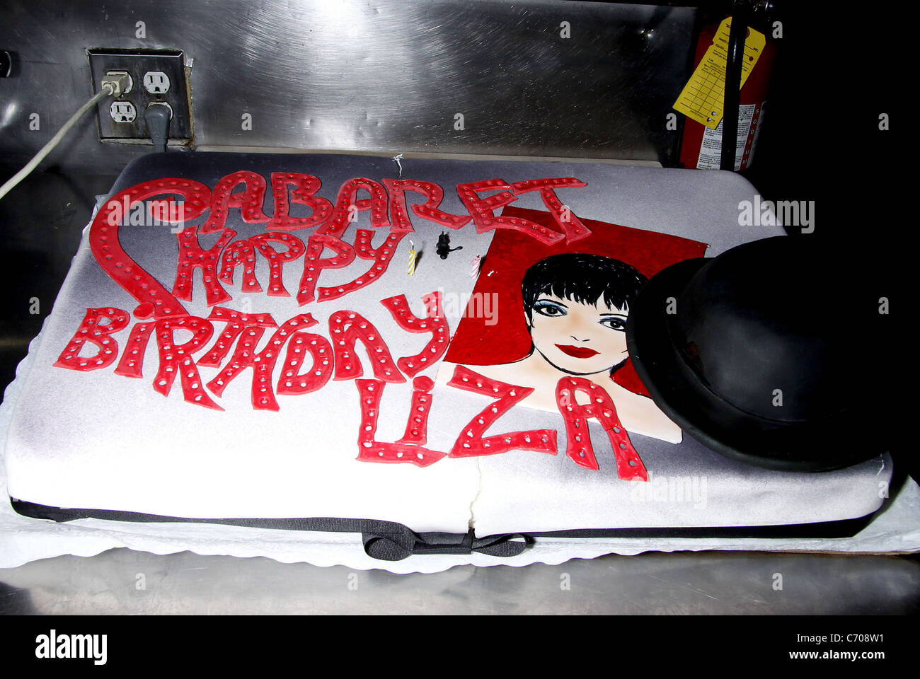 Liza's cake Liza Minnelli's Birthday Celebration held during Jim Caruso ...