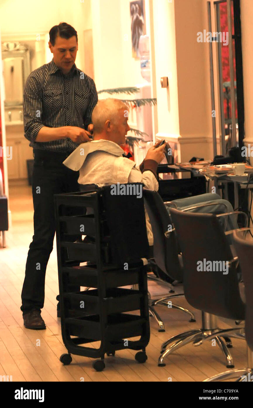 Chris Evans The ginger DJ and broadcaster gets a cut and style at a ...