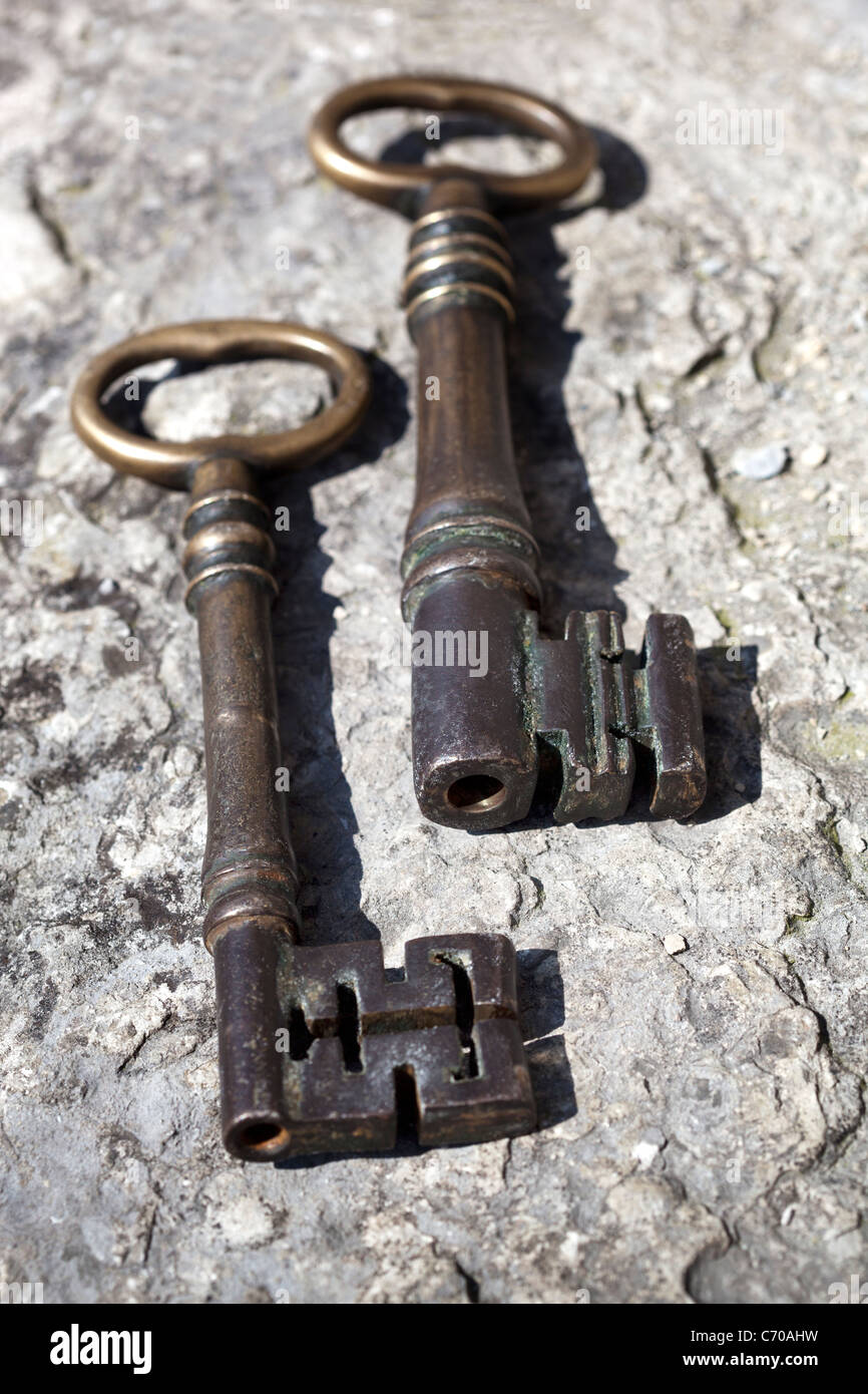 Old prison keys hi-res stock photography and images - Alamy
