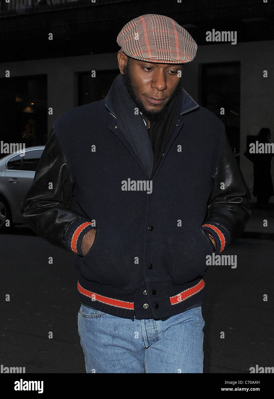 American rapper and actor mos def leaving his hotel london hi-res stock ...