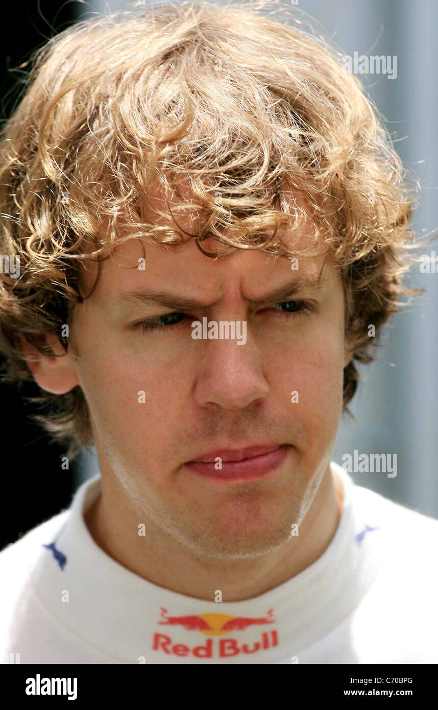 Sebastian Vettel Malaysian Formula One Grand Prix at the Sepang Circuit ...