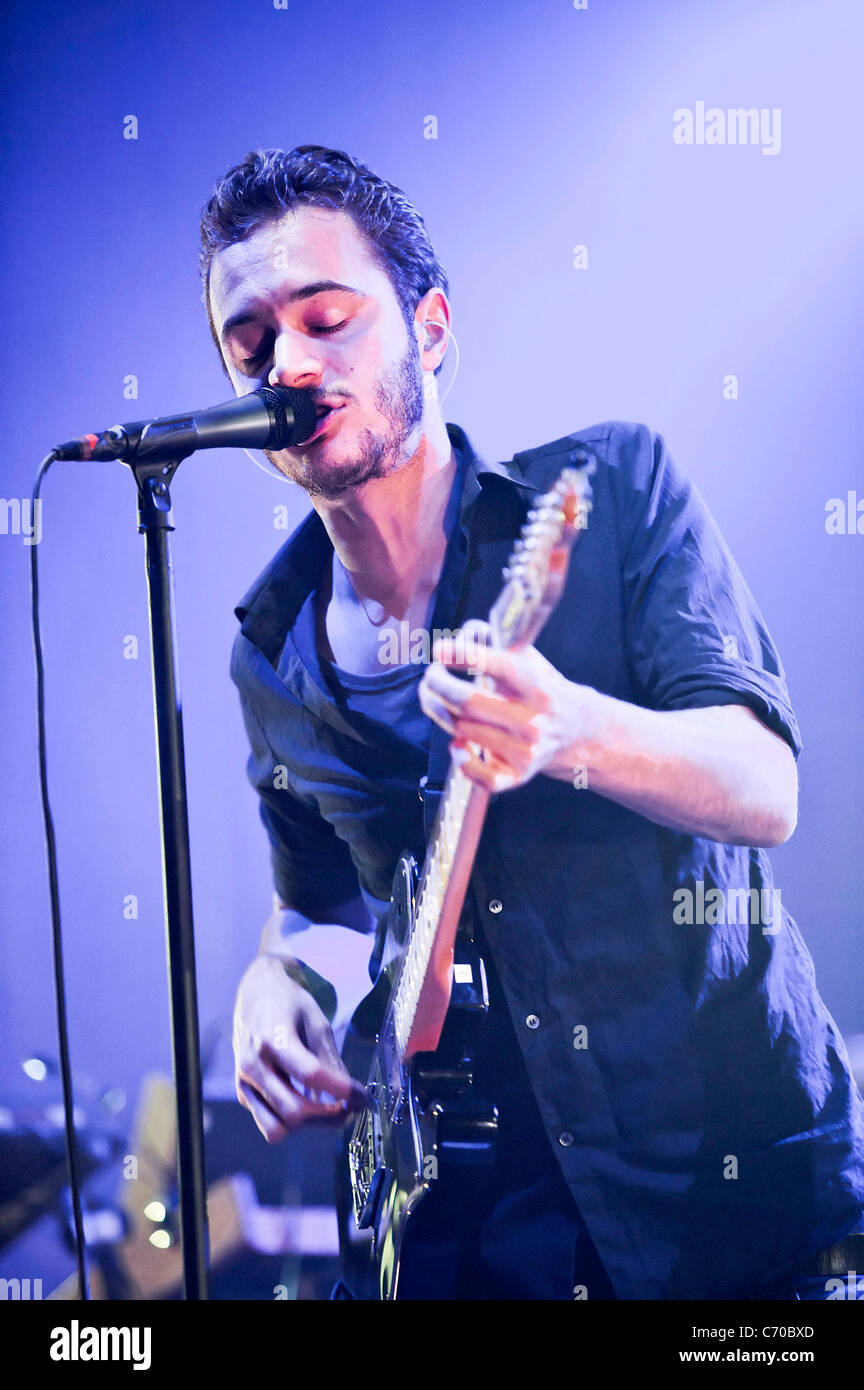 Tom Smith of Editors performing live at the O2 Academy Brixton ...