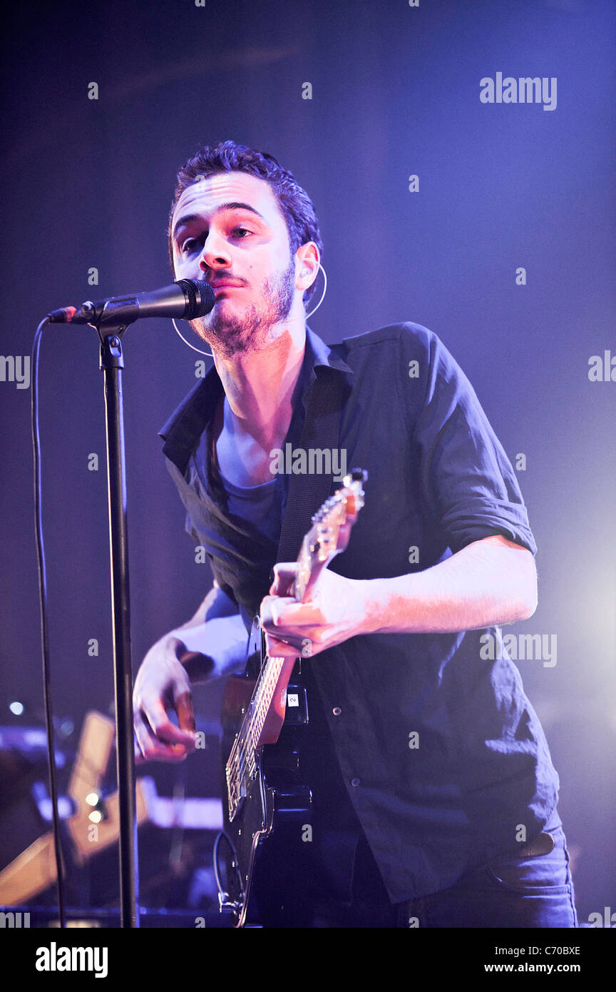 Tom Smith of Editors performing live at the O2 Academy Brixton ...