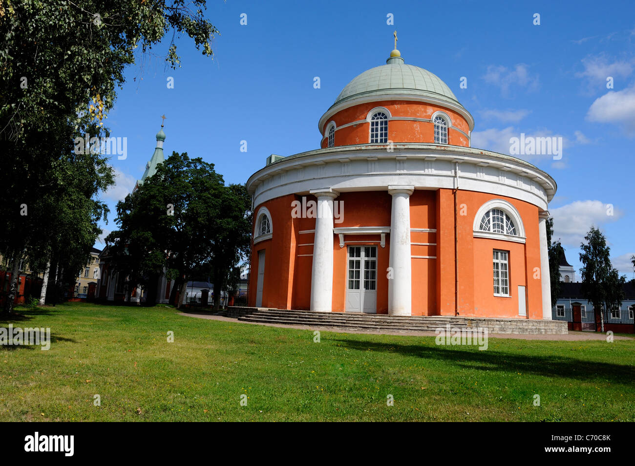 The Orthodox church of St Peter and St Paul in Hamina town. This ...