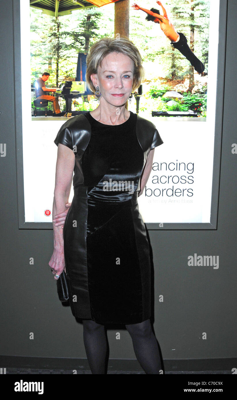 Anne Bass, at the New York premiere of 'Dancing Across Borders' held at ...