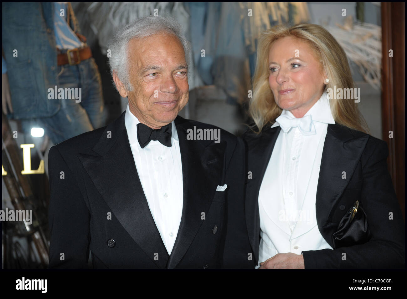 Ralph Lauren and Ricky Lauren opening of the new Ralph Lauren store and ...