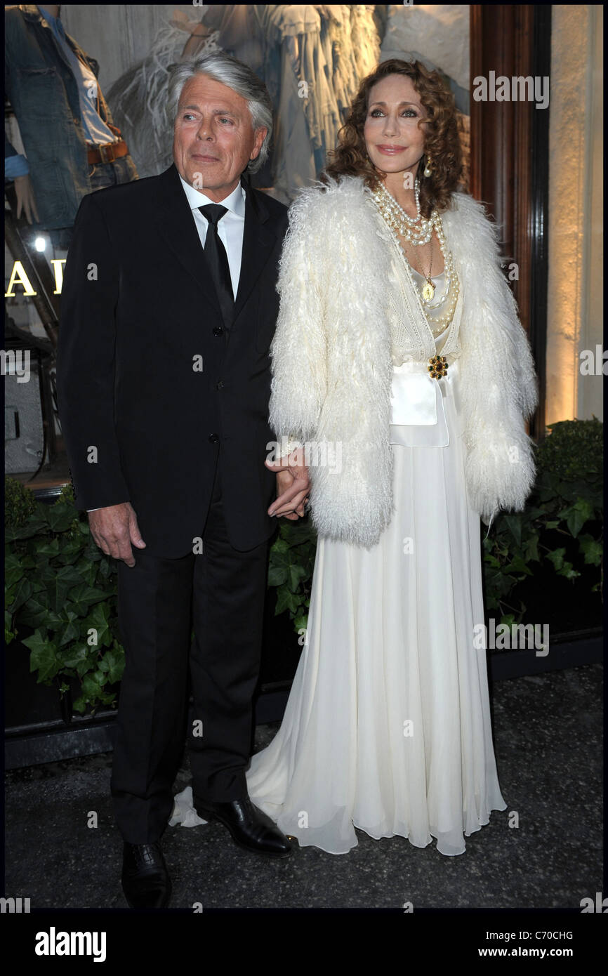 Marisa Berenson and guest opening of the new Ralph Lauren store and ...