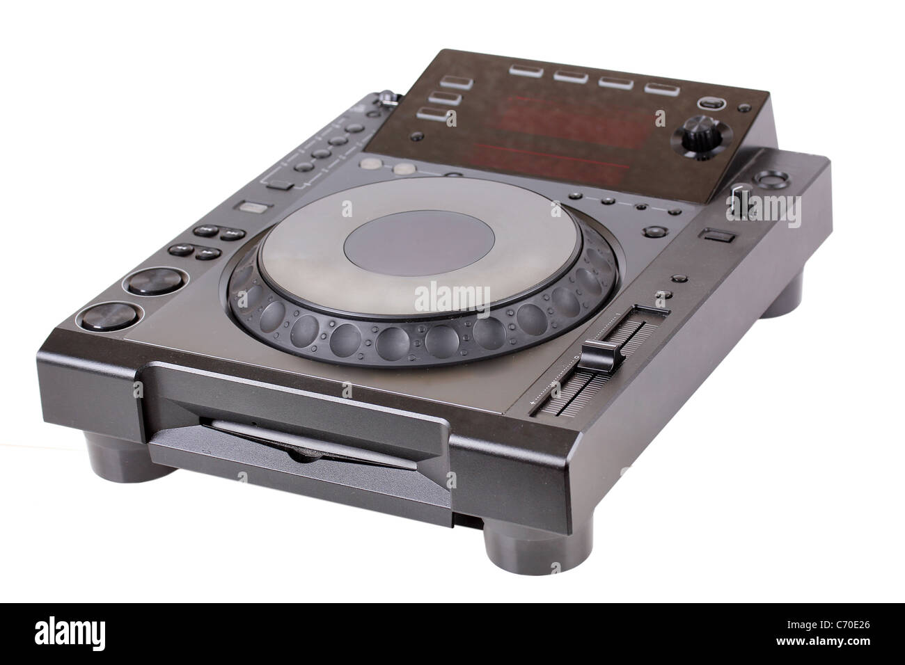 Dj cd player, isolated on white Stock Photo - Alamy