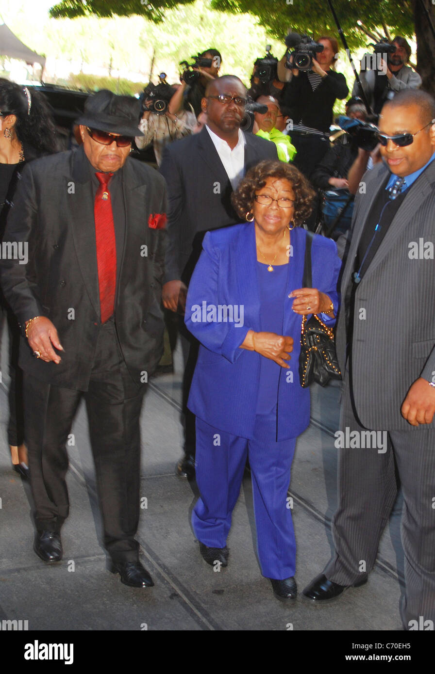 Michael Jackson's family, Joe, Katherine Jermaine, Janet and Randy ...