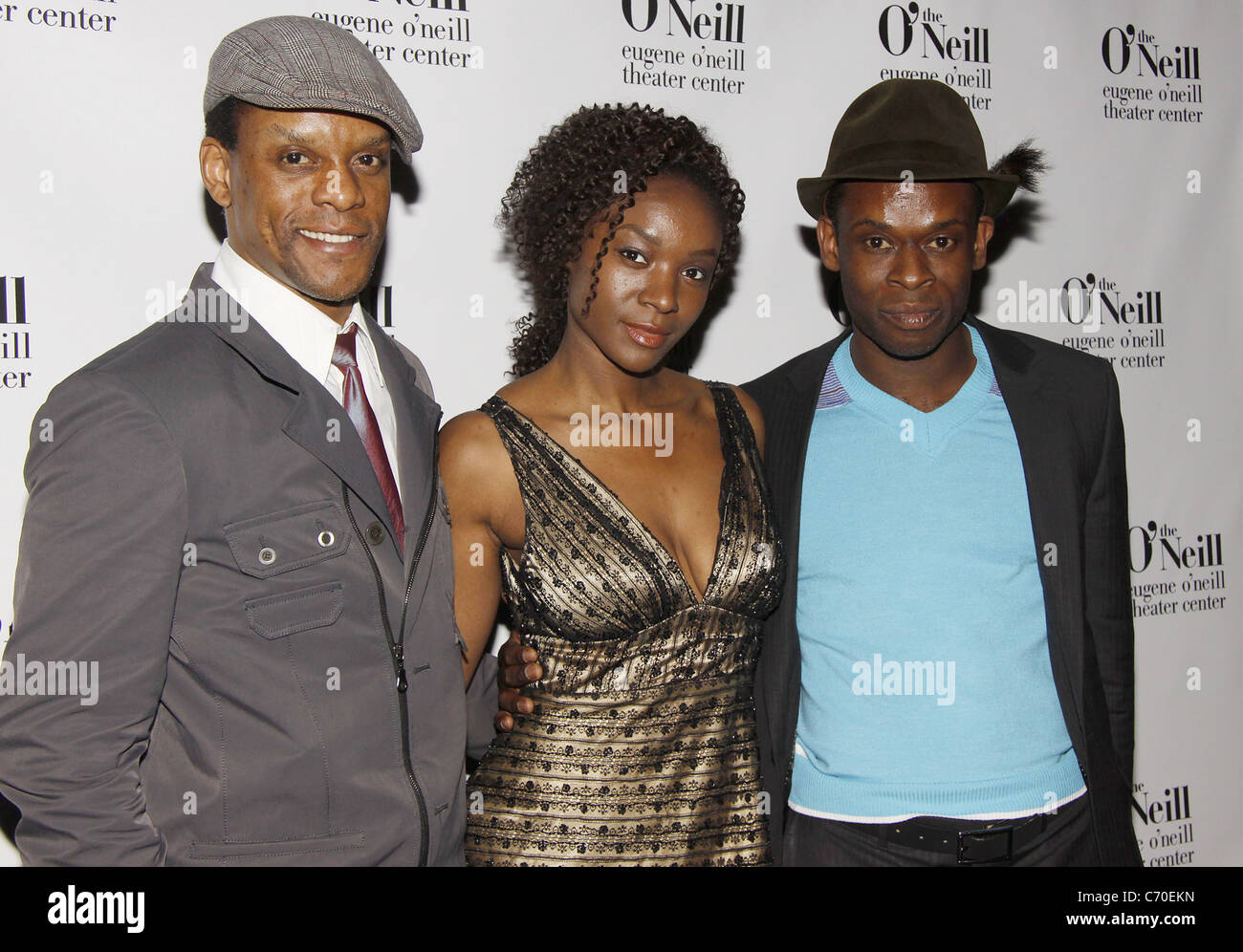 Kevin Mambo, Saycon Sengbloh, and Sahr Ngaujah attending the 2010 ...