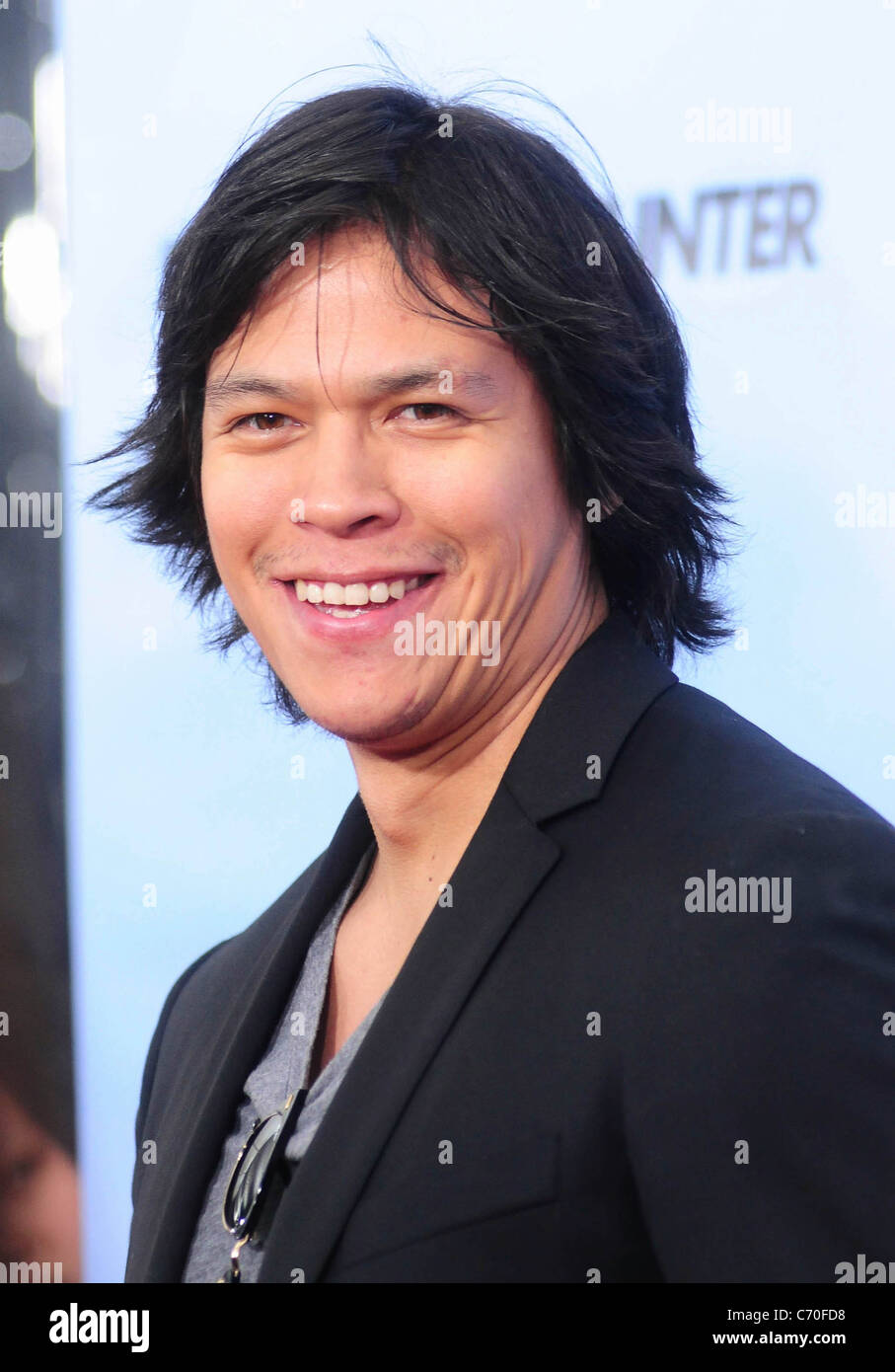 Chaske Spencer Premiere of 'The Bounty Hunter' at Ziegfeld Theatre ...