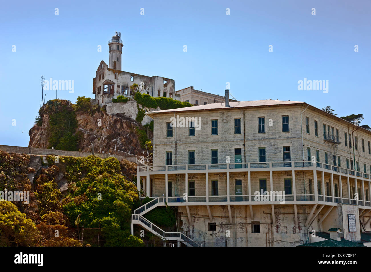Building 64, Residential Apartments and Warden's House, Alcatraz Prison ...
