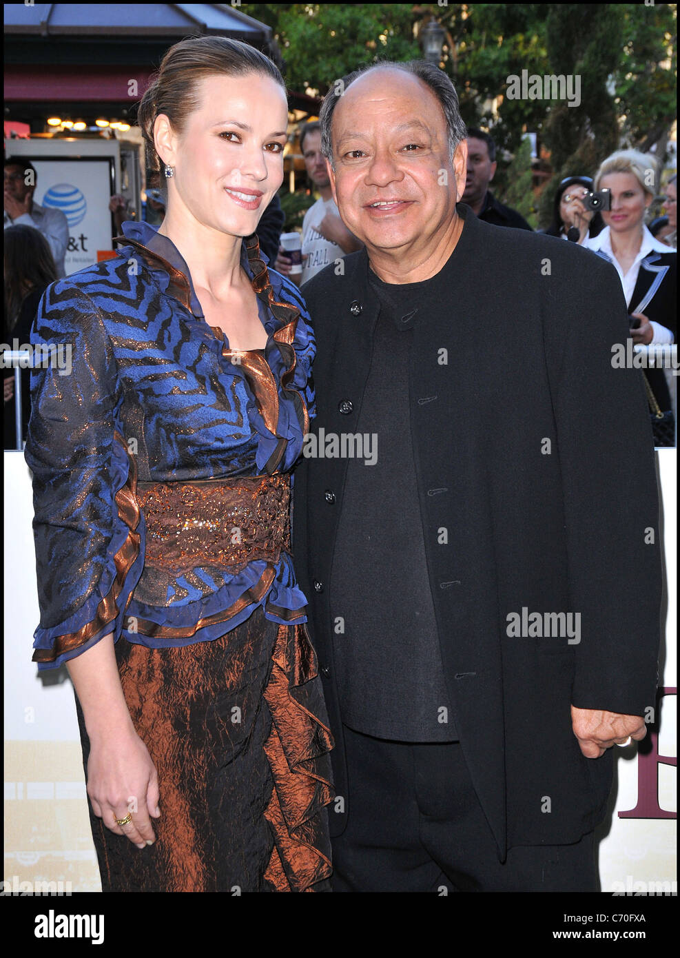 Cheech Marin and his wife Natasha Rubin Premiere of 'The Perfect Game ...