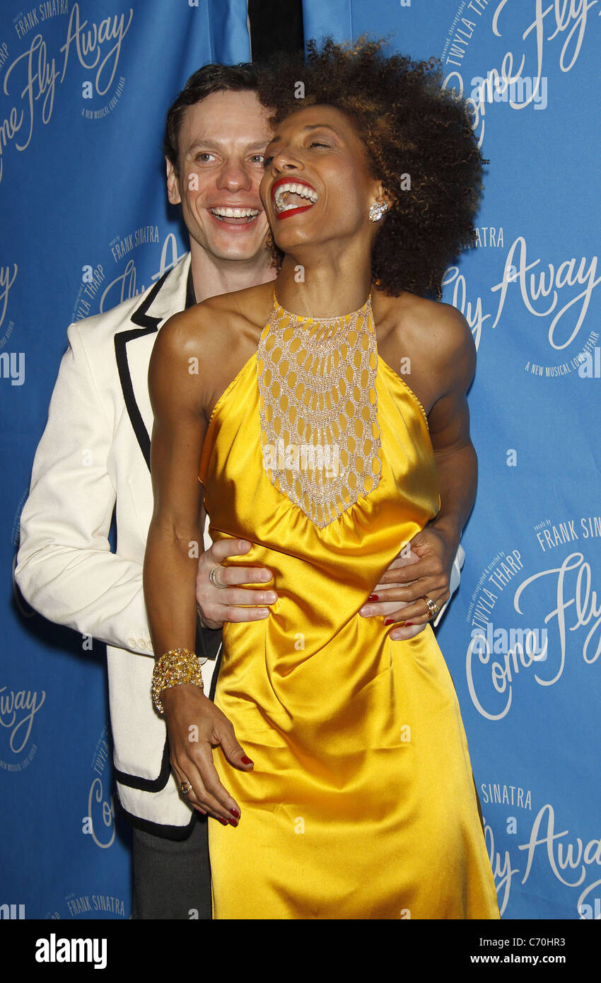 Keith Roberts and Karine Plantadit attending the opening night after ...
