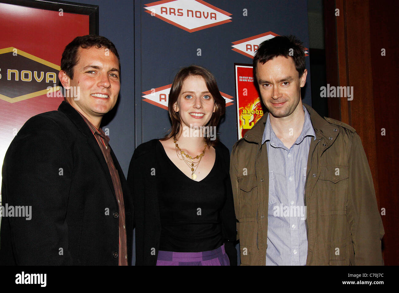 Zach Shaffer, Amy Herog, and Nick Jones attending the opening night of ...