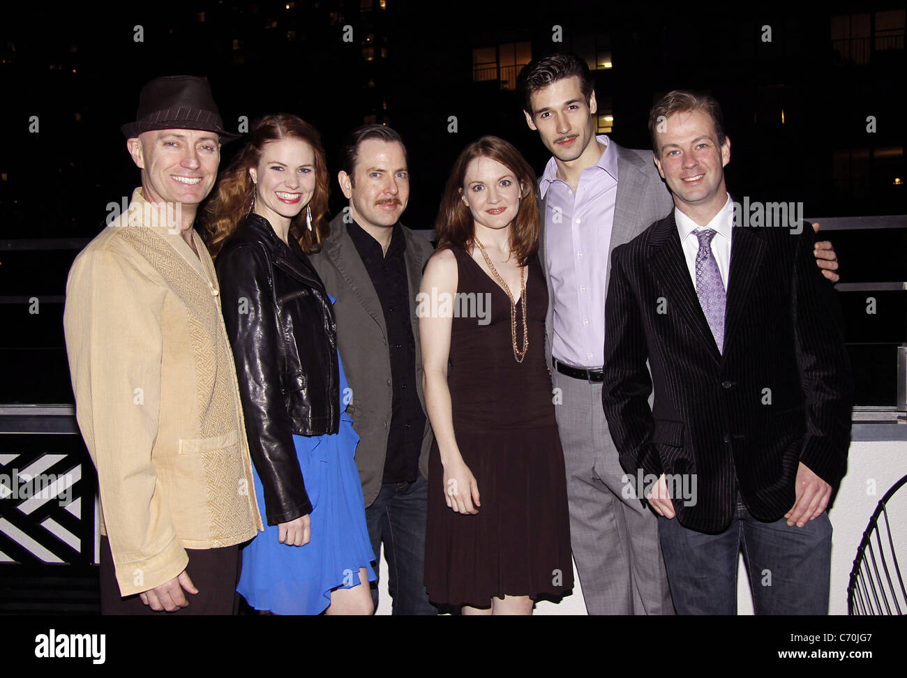 Jamie Jackson, John Behlmann, Kate MacCluggage, and Cameron Folmar ...
