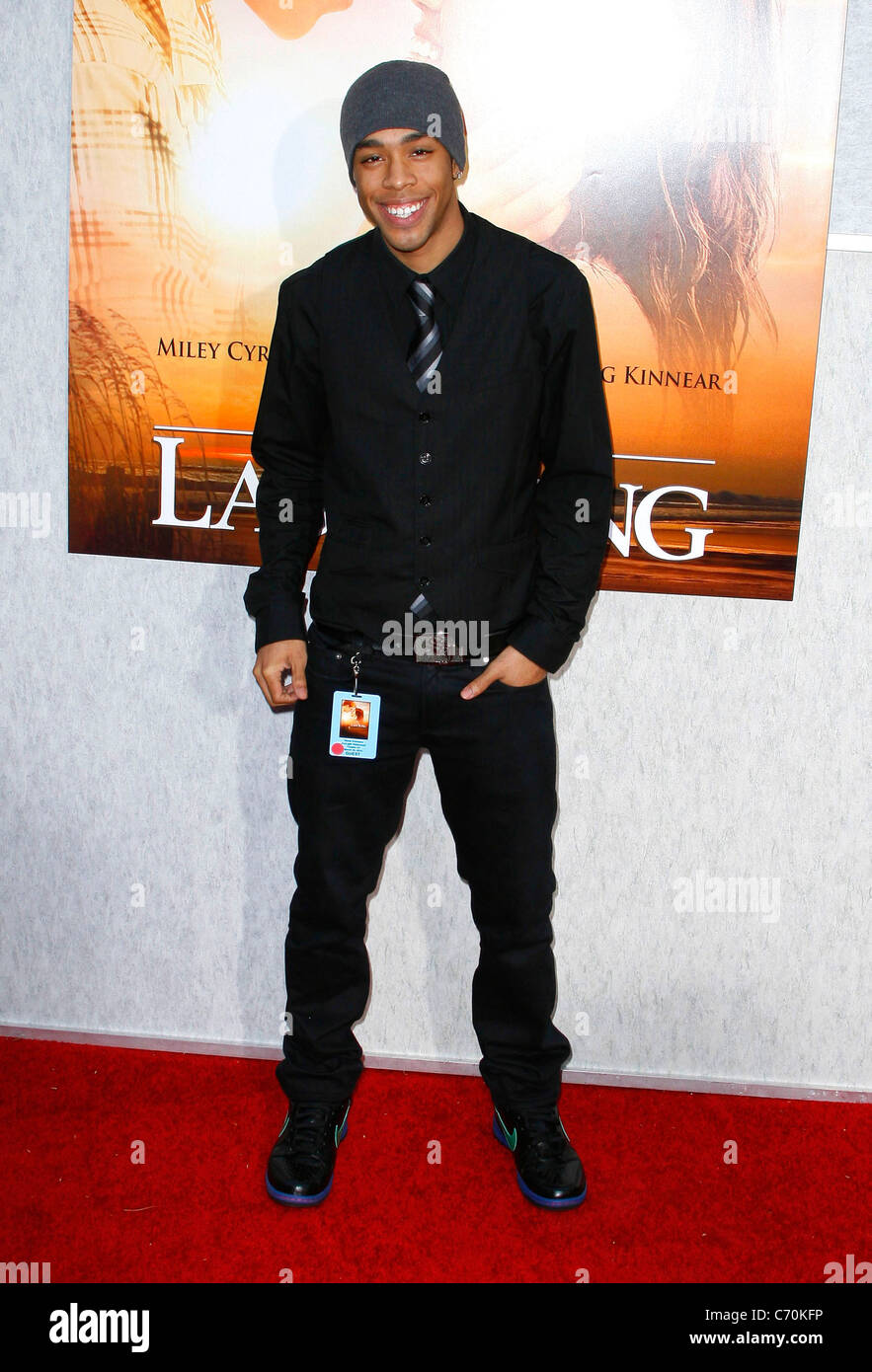 Matthew Finley Los Angeles Premiere of 'The Last Song' held at the ArcLight Hollywood Cinema ...