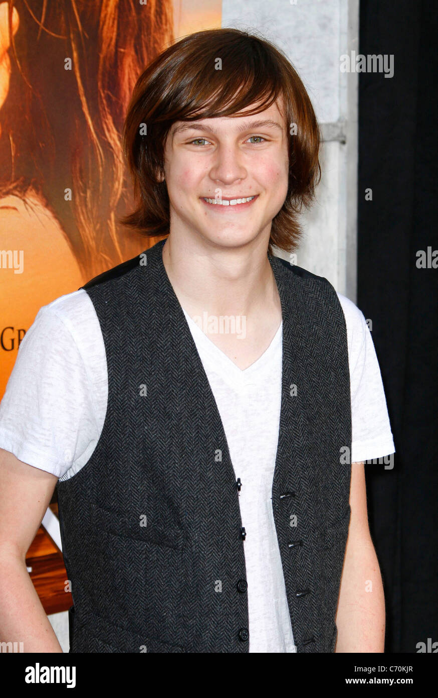 Logan Miller Los Angeles Premiere of 'The Last Song' held at the ...