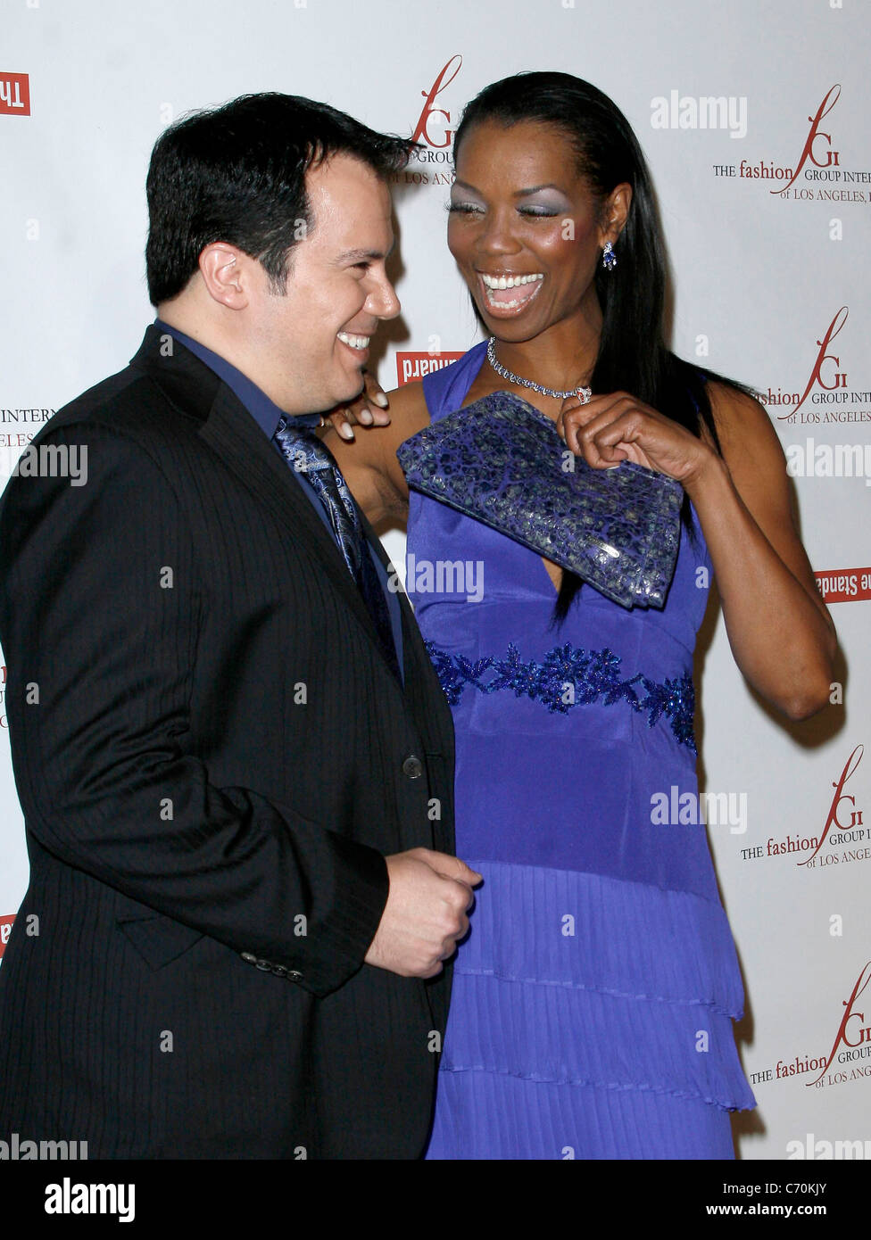 Designer Charlie Lapson and Vanessa Williams Los Angeles Fashion Week ...