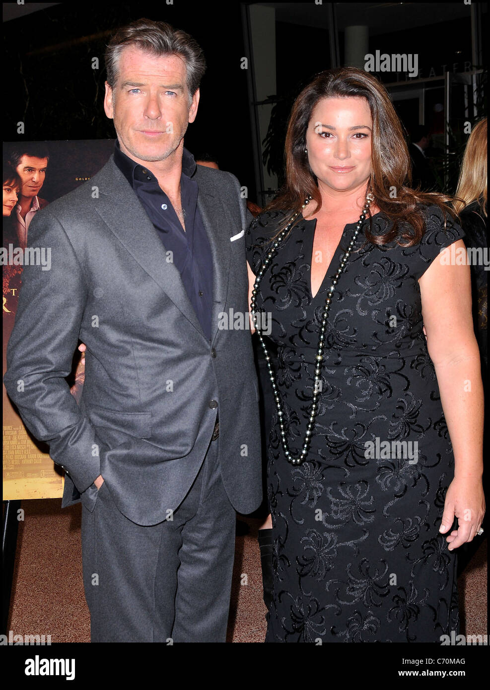 Pierce Brosnan and his wife Keely Shaye Smith The Los Angeles premiere ...